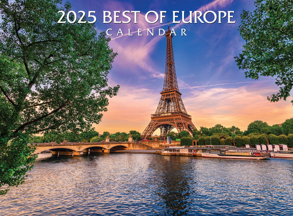2025 Best of Europe Calendar - Silver Creek Press